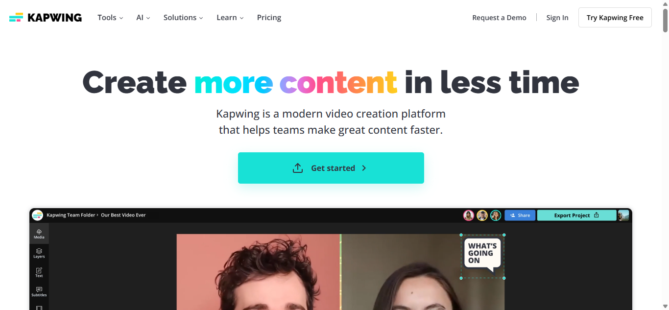 Kapwing: The Future of Collaborative Online Video Editing - Vidu Studio